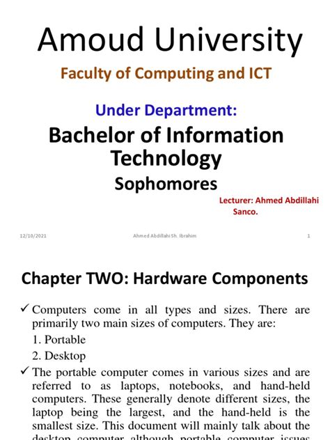 Chapter 2 Hardware Components Pdf