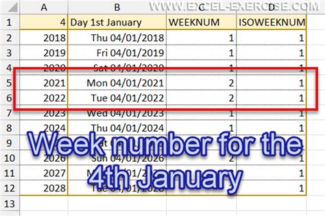 Hoe Het Weeknummer In Excel Berekenen