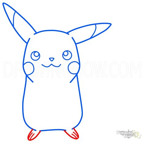 How To Draw Pikachu Drawing