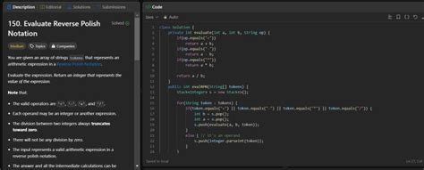 datastructures algorithms codingchallenge stacks reversepolishnotation ayushi bobde