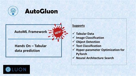 Getting Started With Autogluon Your First Steps In Automated Machine Learning Open