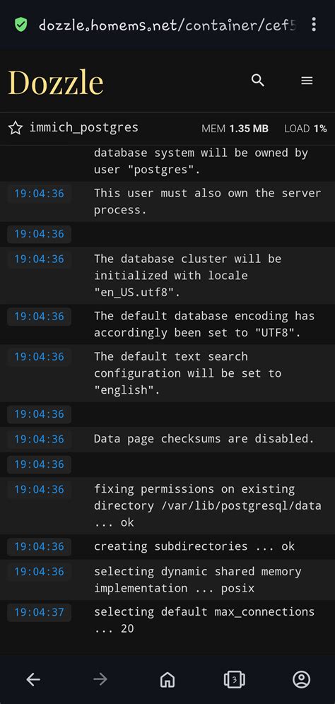 Immich Postgres Help Rimmich