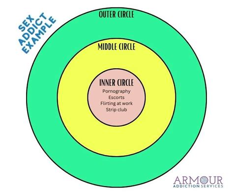 Recovery Tools The Three Circles Exercise Armour Addiction Services Inc
