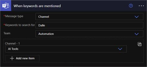 power automate integrate dall e openai tti in microsoft teams recursion no