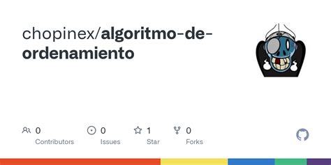 GitHub Chopinex Algoritmo De Ordenamiento