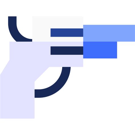 Revolver Basic Straight Flat Icon