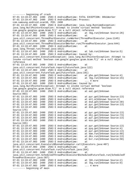 Logcat 1719814789270 Pdf Java Programming Language Software