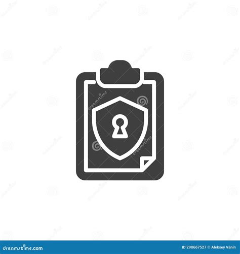 Security Protocol Vector Icon Stock Vector Illustration Of Vector