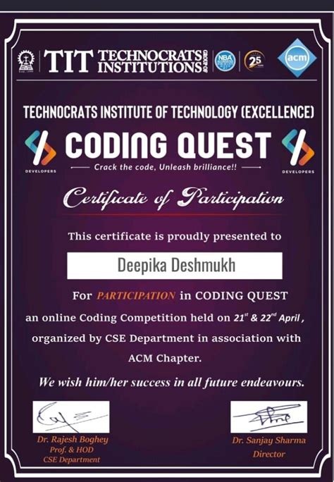 Codingcontest Technocratsinstituteoftechnology Programming Learning Growth Codingcommunity