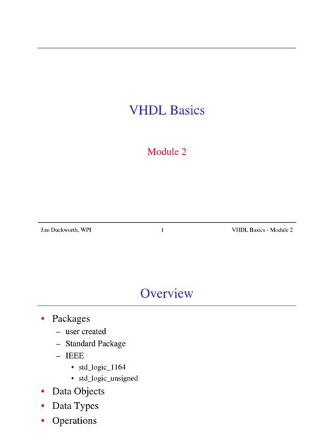 Pdf Vhdl Module2 Rev B Dokumentips