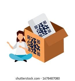 6 Hundred Qr Code Carton Royalty Free Images Stock Photos Pictures Shutterstock