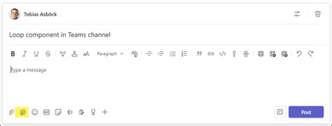 Loop Komponenten In Teams Kanal Topedia Blog