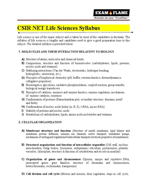 csir net life sciences syllabus pdf immune system evolution