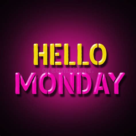 Hello Monday Yellow Stock Illustrations 91 Hello Monday Yellow Stock