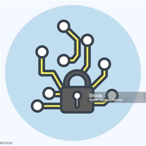 아이콘 적대적 공격 기계 학습 기호와 관련이 있습니다 컬러 메이트 스타일 심플한 디자인 편집 가능 간단한 그림입니다 간단한 벡터