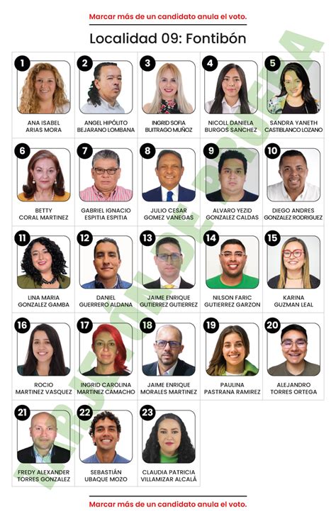 Conoce Cómo Quedaron Los Tarjetones Que Votarás En La Consulta Popular