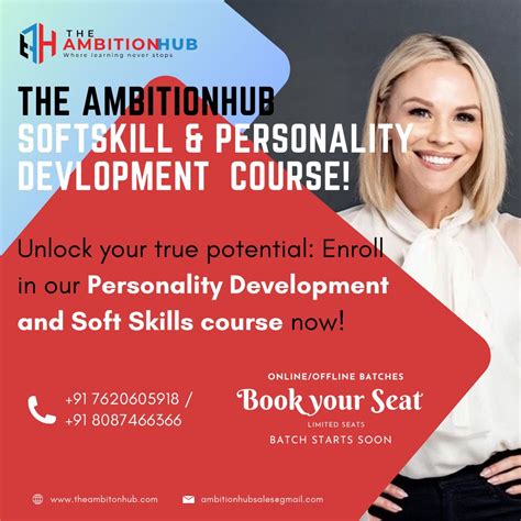 The Ambition Hub On Linkedin Personalitydevelopment Softskills Training