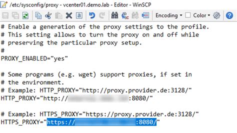 How To Get Vcenter Updates Through A Proxy Using The Appliance Mui Or Vami Virtualslices