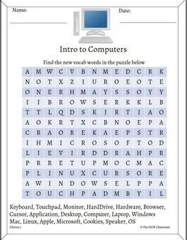 Intro To Computers By The NEW Classroom TPT