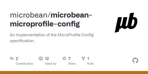 Github Microbeanmicrobean Microprofile Config An Implementation Of