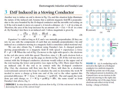 Electromagnetism Work Done In A Moving Conducting Bar And In A