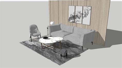 Sofa Set Collection 3d Warehouse