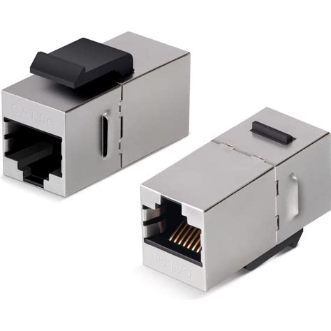 Проходной экранированный адаптер формата Keystone Cabeus RJ45-RJ45 ...