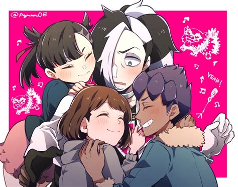 Marnie Gloria Piers And Hop Pokemon And More Drawn By Mutchi Danbooru