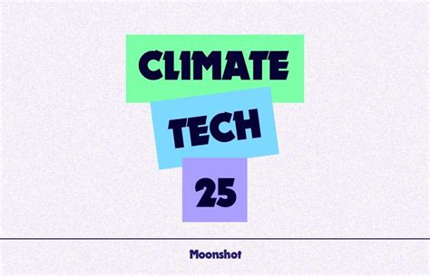 Enode On Linkedin 25 Emerging Climate Tech Startups