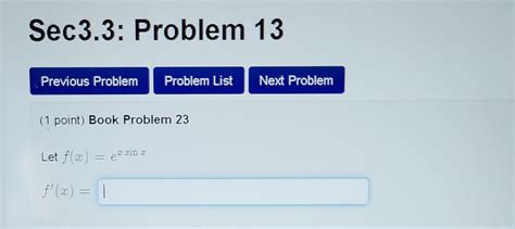 Solved Point Book Problem Let F X Exsinx F X Chegg Com