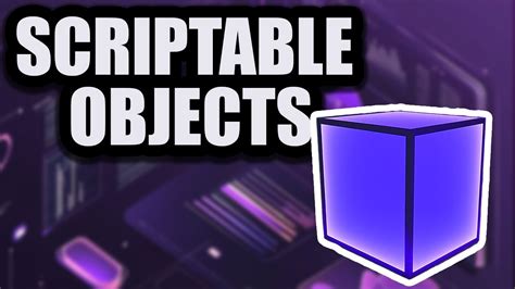 Unity Scriptable Objects Tutorial Organize Your Game Data Like A Pro