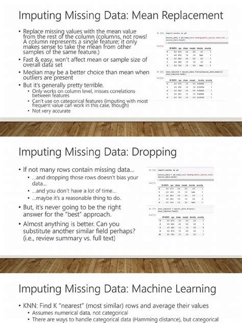 missing value imputation 2 pdf