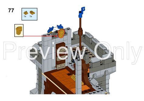 Lego Moc Black Falcon Knights Castle 31120 Medieval Castle Alternate Build By Made With