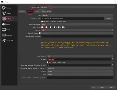 What Are The Best OBS Recording Settings Best Format Bitrate P