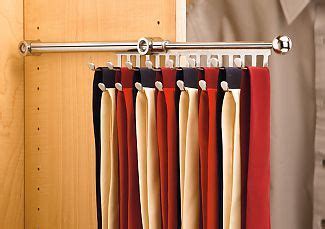 Rev A Shelf CTR 12 CR Designer Series 12 305mm Tie Scarf Organizer Rack Chrome Hardware