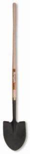 Hisco Round Point Shovel Fiberglass Or Ash Wood