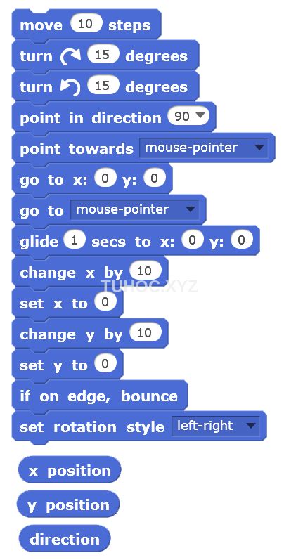 so sánh khối lệnh trong motion block scratch 3 0 và scratch 2 0