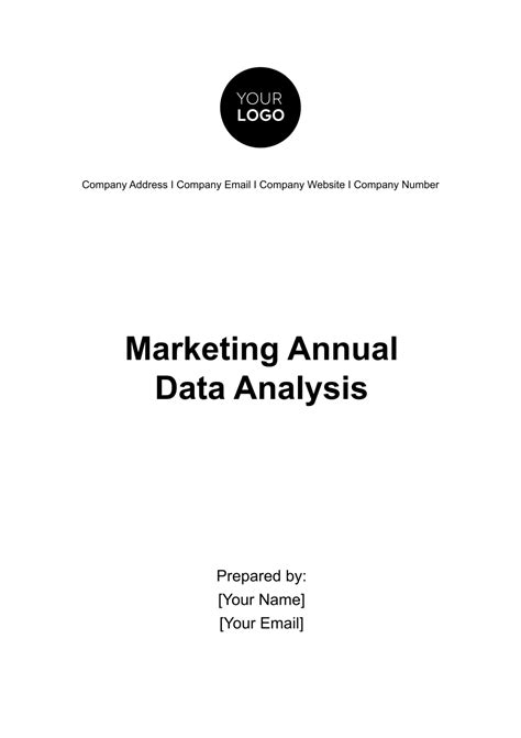 Free Marketing Annual Data Analysis Template To Edit Online