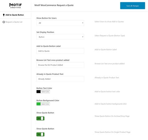 WooCommerce Quote Request Plugin Add Quote Button To Products By MotifCreatives
