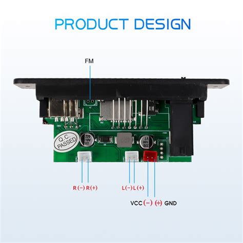 Local Seller W Amplifier Bluetooth MP Wireless Decoder Board W DC V Music Player Car FM