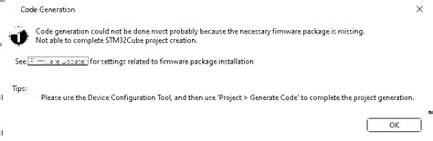 Code Generator Hatası Stmicroelectronics Community