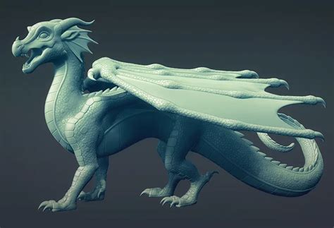 Rainwing 3d Print Ready Flippednormals