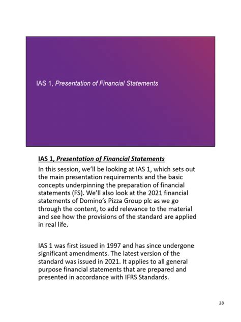 Ias 1and Ias 10 Presentation Of Financial Statements Pdf