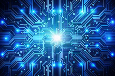 Premium Photo Abstract Futuristic Circuit Board Background