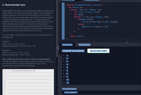 javascript three number sum finding triplets that sum to target