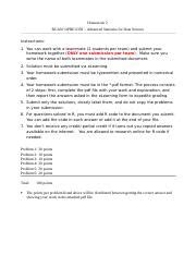 HW Docx Homework BUAN OPRE Advanced Statistics For Data Science Instructions
