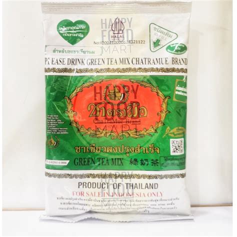 Jual Halal Cha Tra Mue Green Tea 200 Gram Cha Tramue Thai Tea
