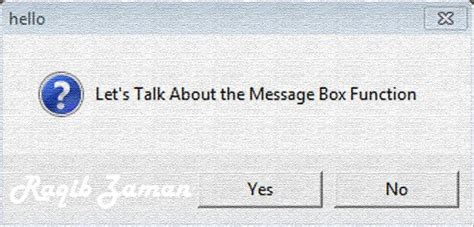 1 Vbscript Message Box The Revisionist Messages Engineering Communications