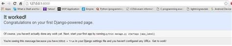 Installation Of Django Python Framework