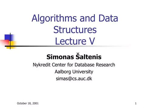 Ppt Algorithms And Data Structures Lecture V Powerpoint Presentation Id170229